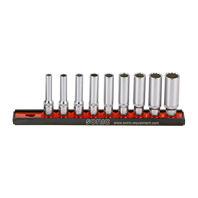 Sonic Deep Socket Rail Set 1/4" US Sizes