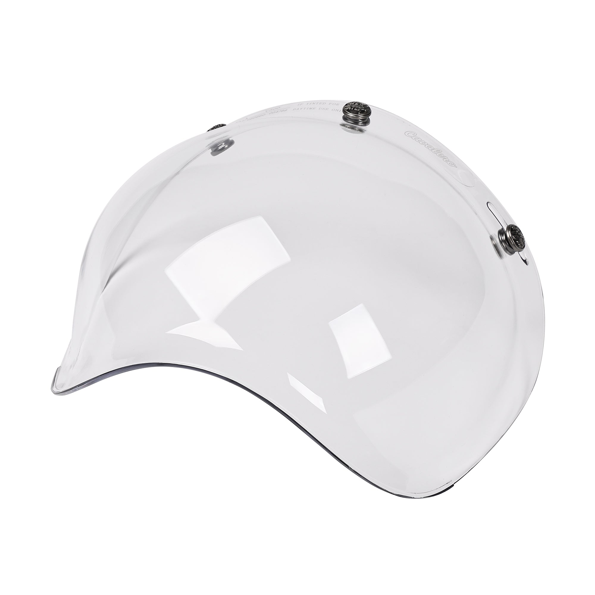 Cavalero Anti-Fog Motorcycle Bubble Visor for Open Helmets
