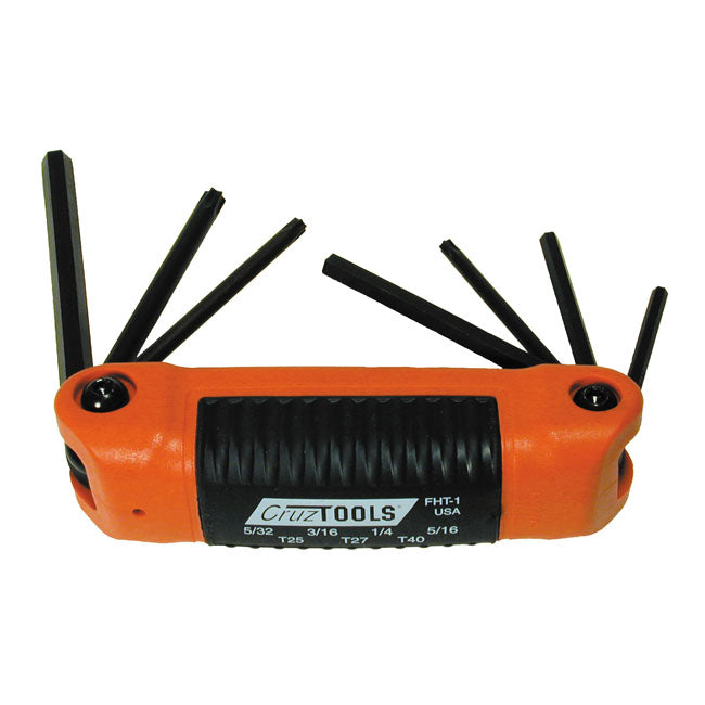 Cruztools Folding Allen & Torx Wrench US Sizes