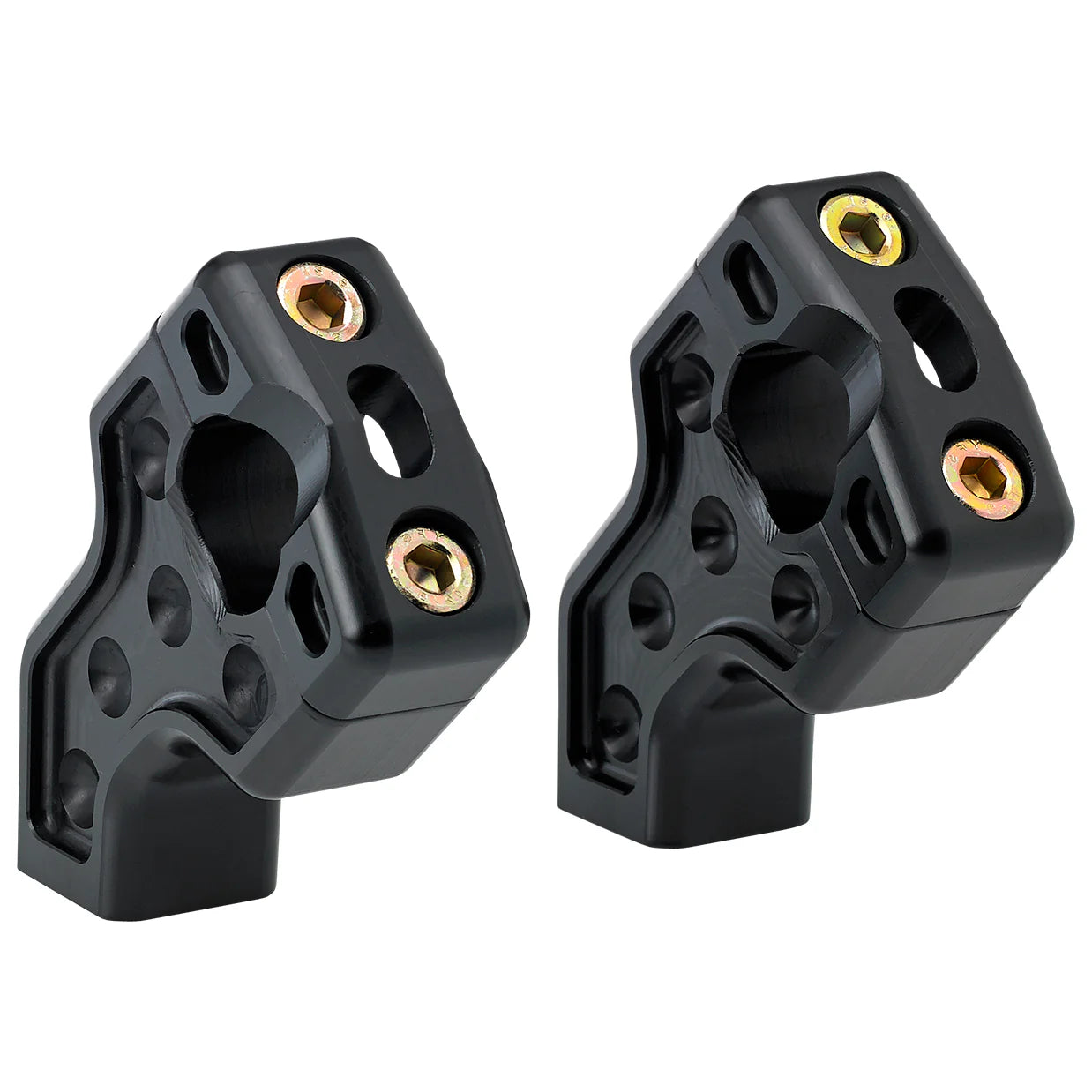 Joker Machine Dual Aluminium Pullback Handlebar Risers Black