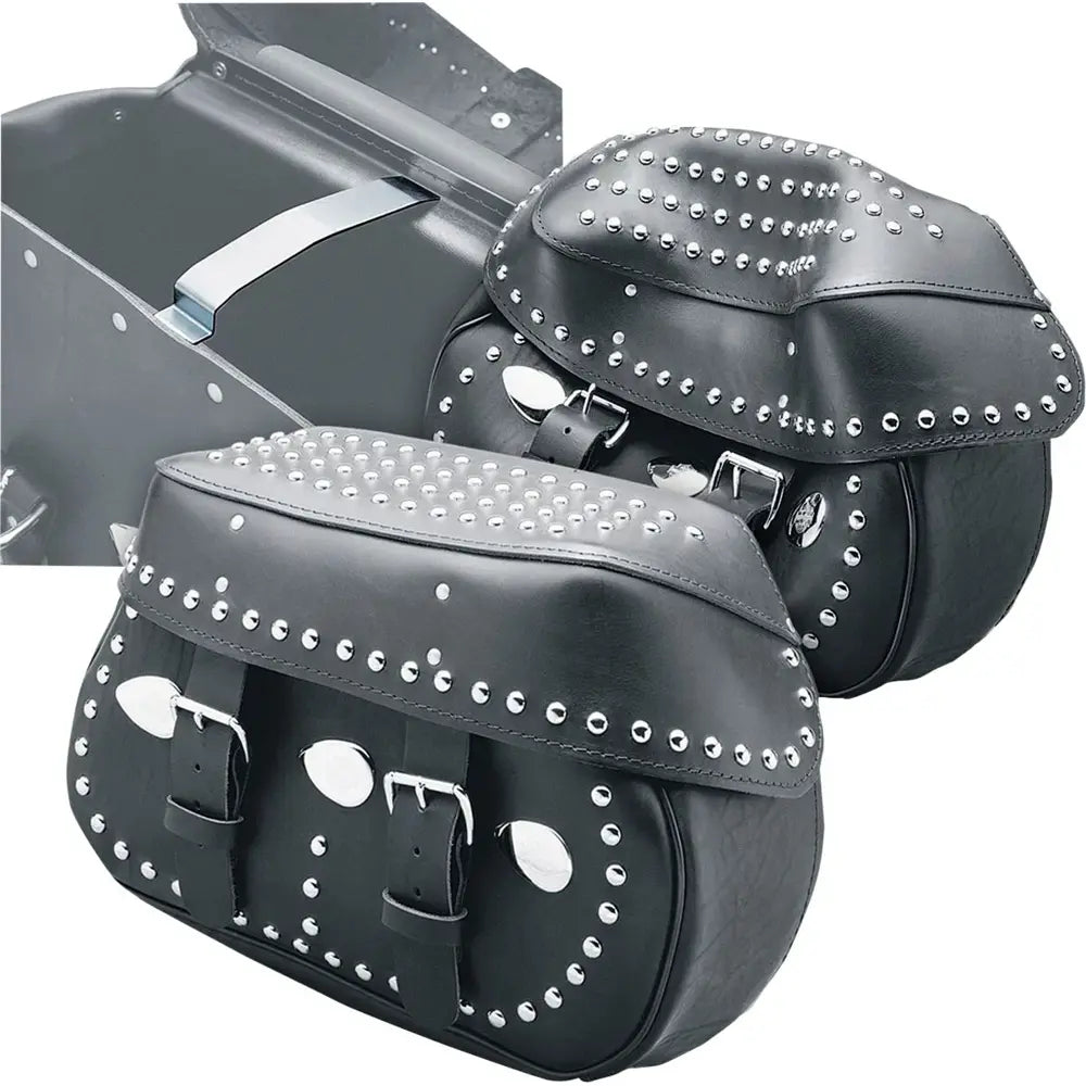 Pro-One Bag Bar Leather Saddlebag Lid Supports for Harley
