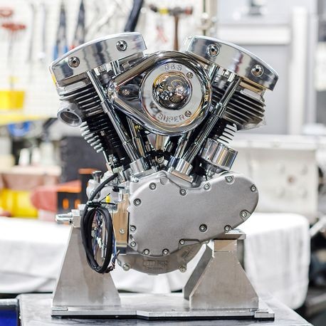 S&S SH93 Complete Assembled Early Shovelhead Engine