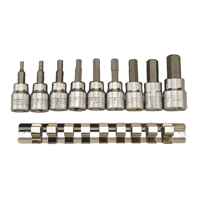 Teng Tools Allen Head Socket Set Metric Sizes