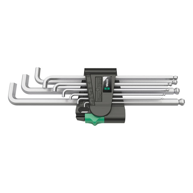 Wera Hex Key Chrome Set Short Metric Sizes