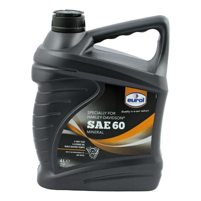 Eurol Motor Oil Mineral Harley SAE 60 4L