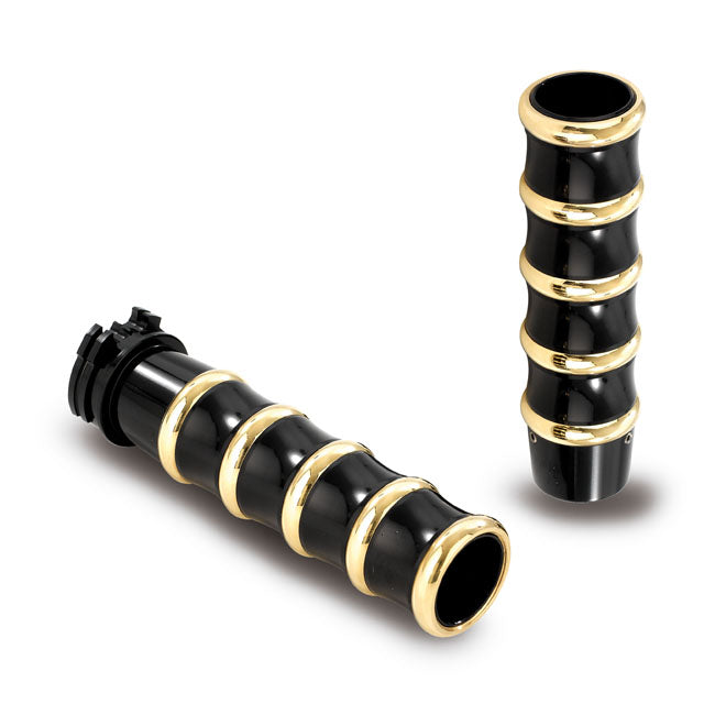 Kustom Tech Vintage Motorcycle Grips for Inverted Controls