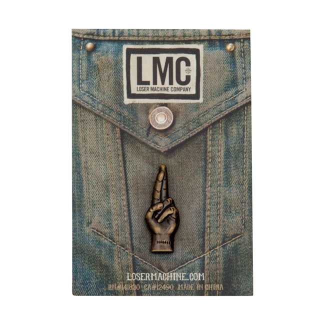 Loser Machine LMC Good Luck Pin Brass