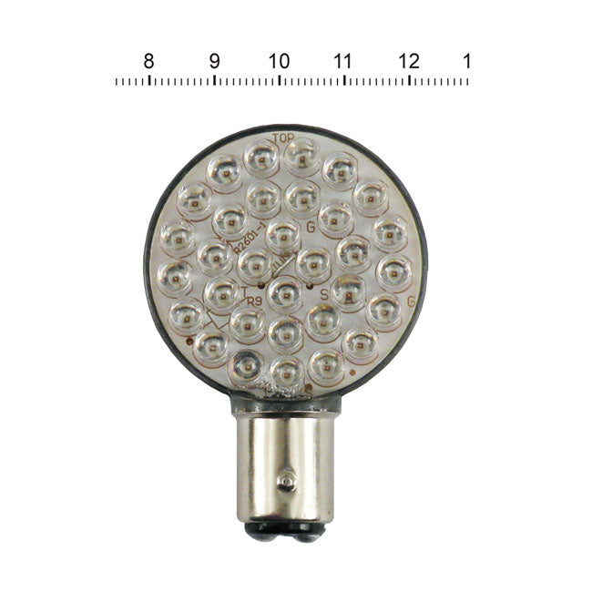 Lollipop Flat LED Bulb 1157 Red