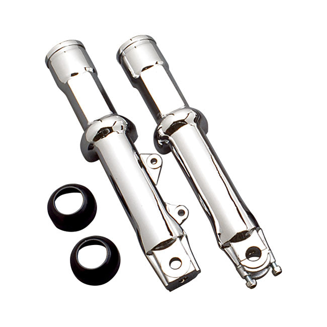 Lower Fork Legs Dual Disc Polished FXST 84-99