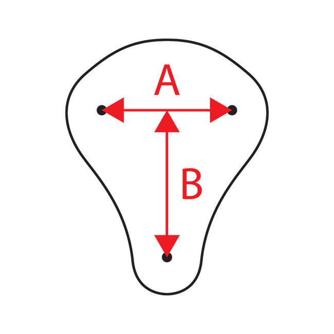 Fitzz Custom Solo Seat Diamond Rivets Small Black / Brown