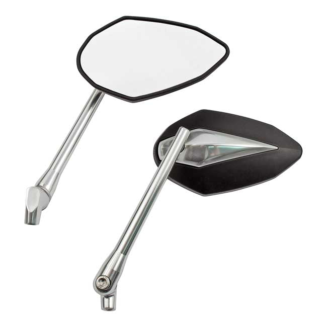 Double Deuce Motorcycle Mirror Set